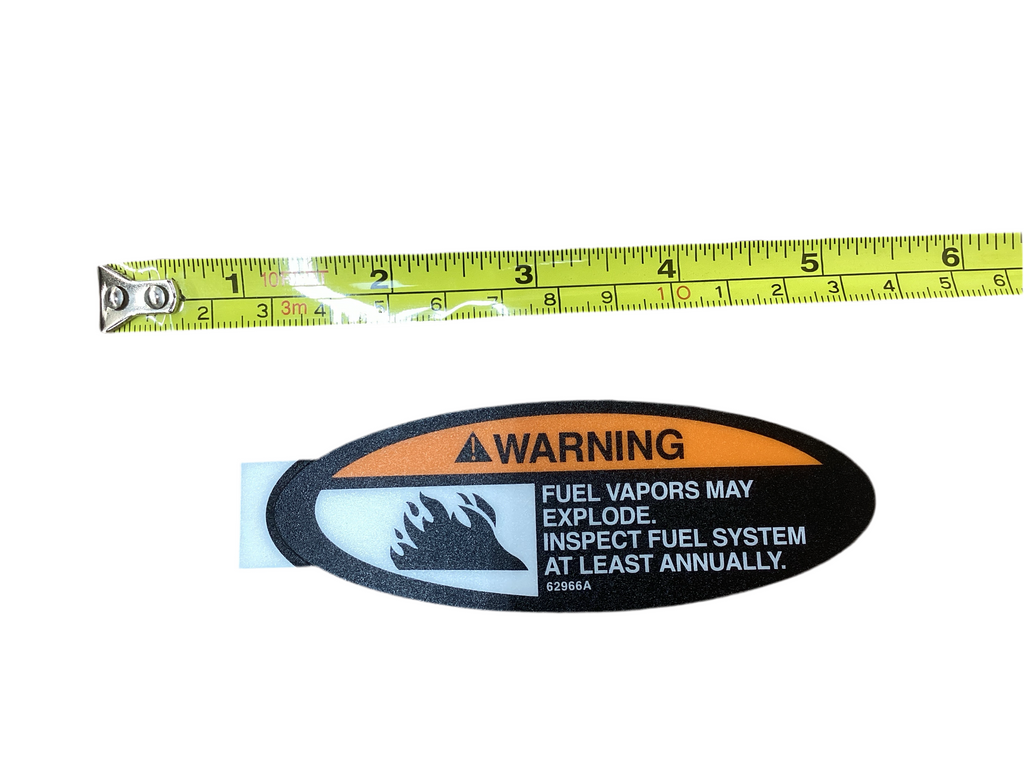 Fuel Warning Label Sticker - Safety Precautions for Your Vessel – Holly ...