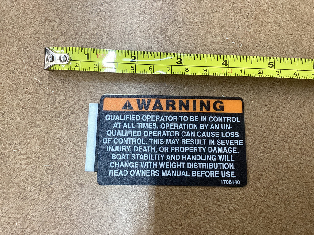 Qualified Operator Label Sticker - Ensuring Safety and Expertise ...