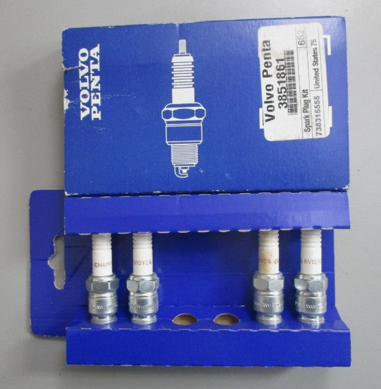 VOLVO SPARK PLUG 3851861 RV15YC4 4PK – Holly Acres Marine, INC.
