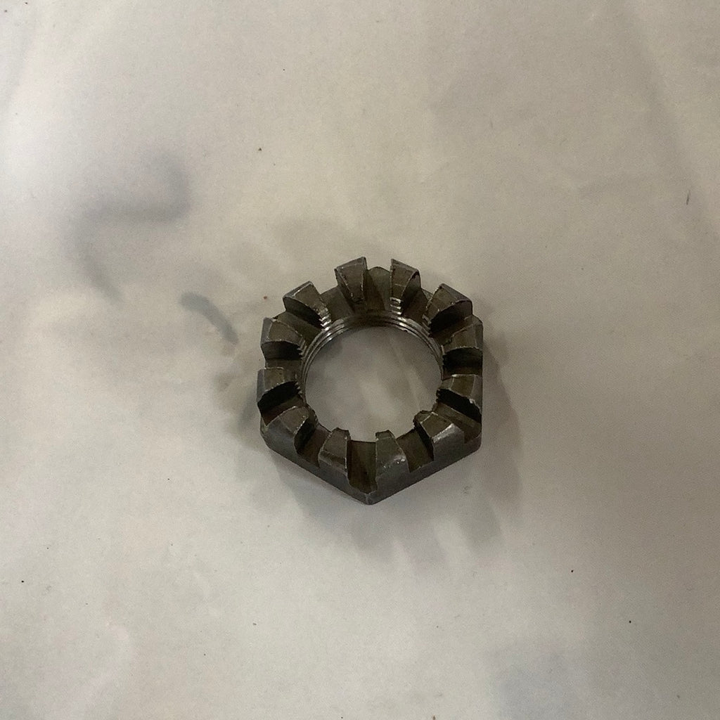 12 Slotted Axle Nut - 1"-14 Thread, 1-1/2" Hex Size - Heavy-Duty Perfo ...
