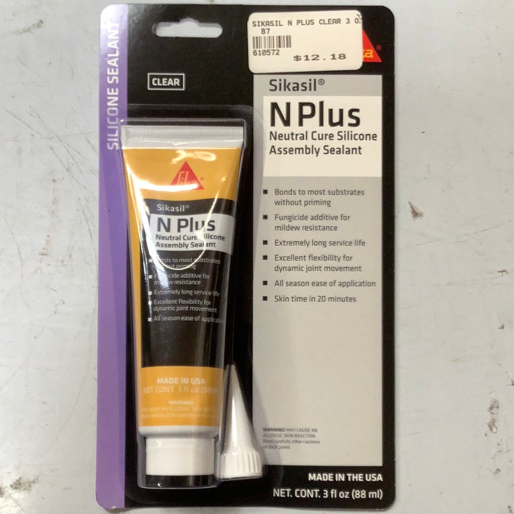 Sikasil N Plus Clear - The Ultimate 3 oz Bonding Solution – Holly Acres ...